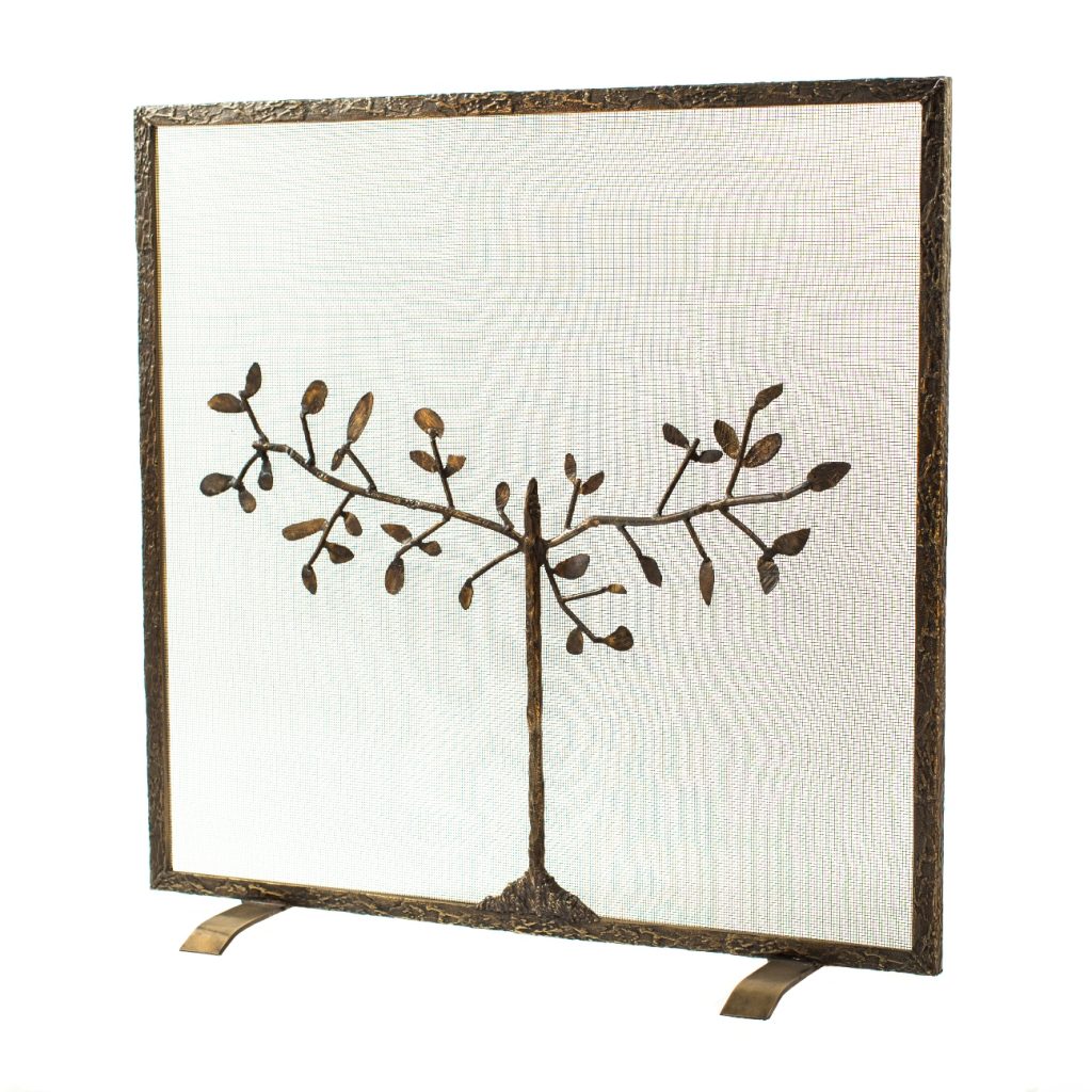 Tree of Life Fireplace Screen | Giacometti Bronze Reproduction ...